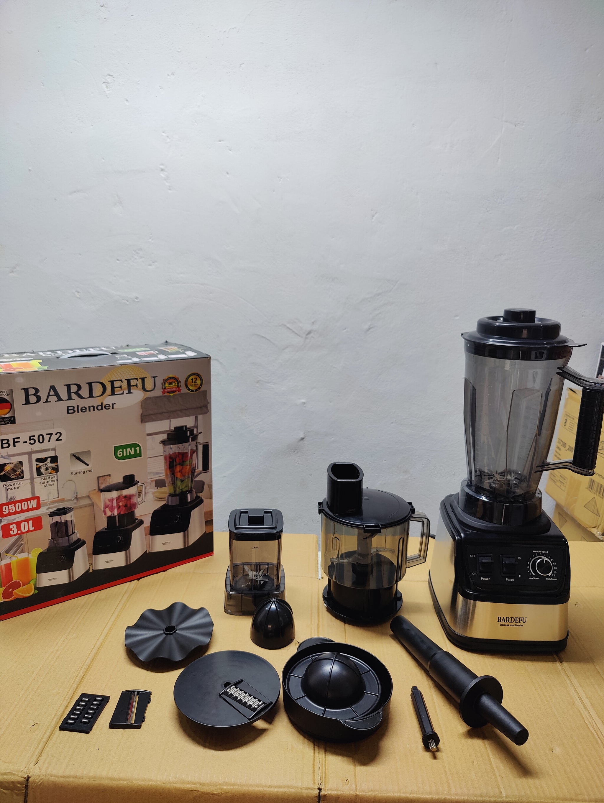Bardefu 6-in-1 Multipurpose Blender Set BF-5072 – Quetta Imports