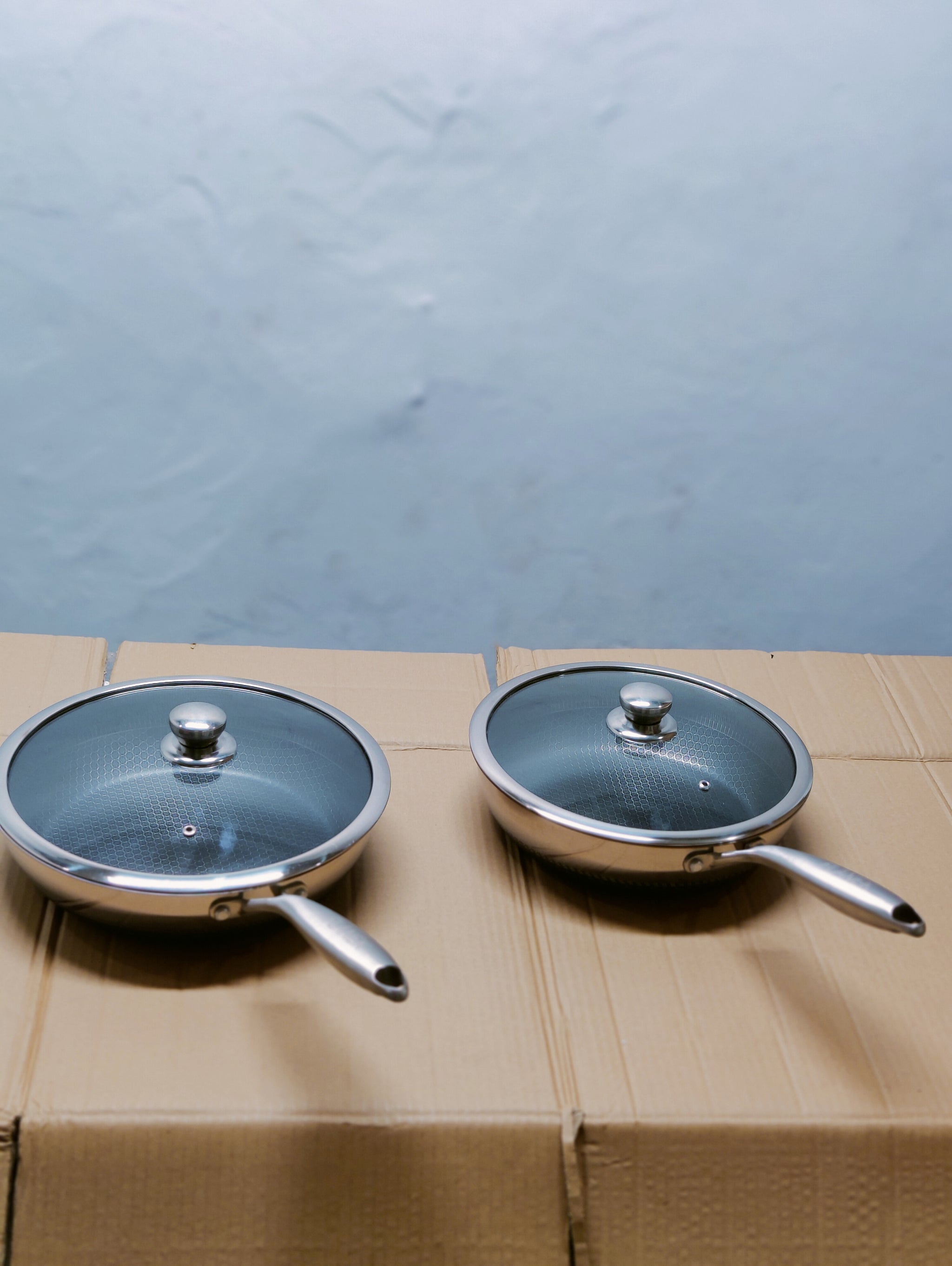 Imported Honeycomb Frypan Laser Crafted Pan with Lid – Quetta Imports